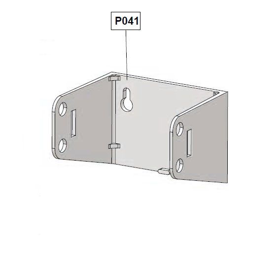 P041 - wall bracket for D25 series - Doastron spare parts and accessories